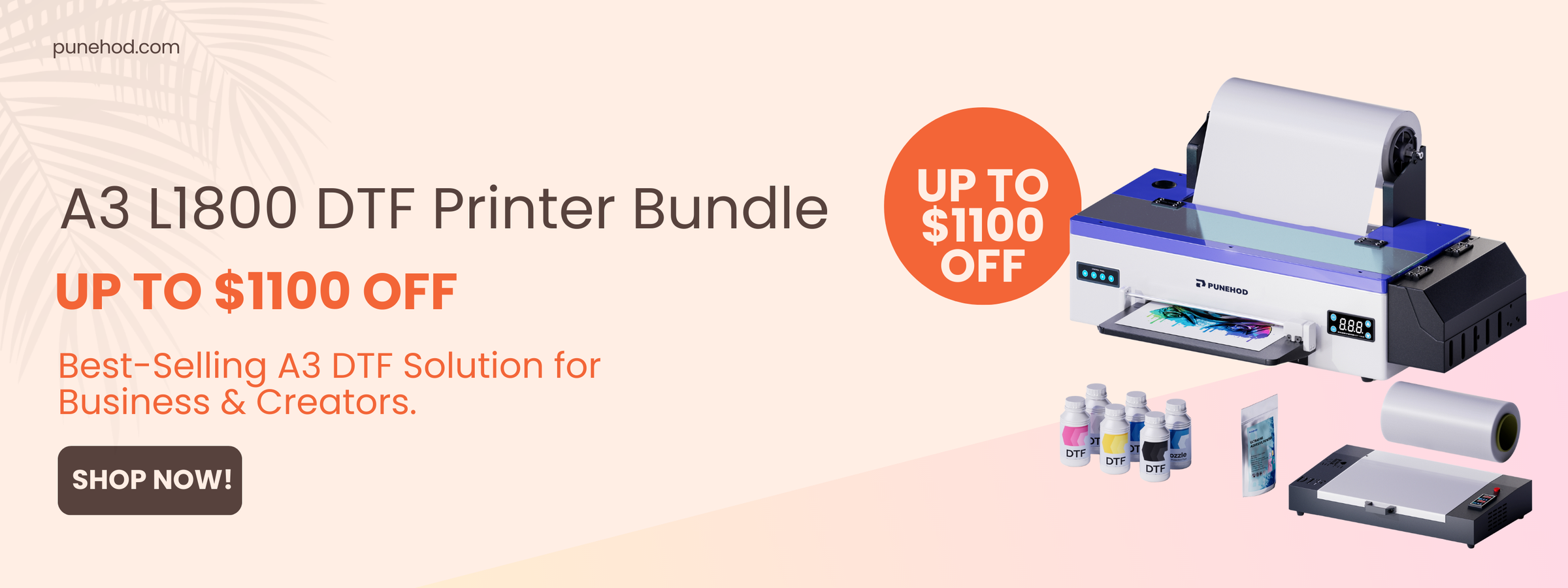 PUNEHOD Official Direct to Film (DTF) Transfer Printer Online Store